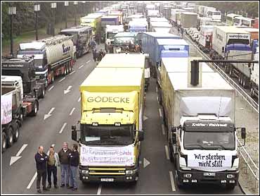 German Truckers Fume Over Fuel Prices - CBS News