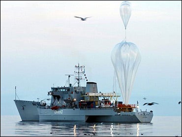 Space Balloon Runs Out Of Gas - CBS News