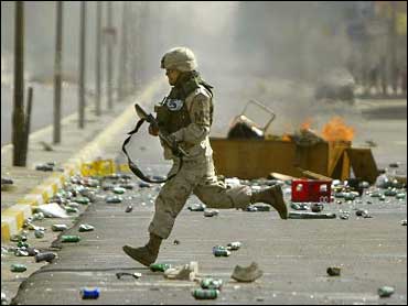 Mob Violence Vs. GIs In Iraq - CBS News