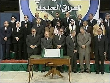 Iraq Interim Constitution Signed - CBS News