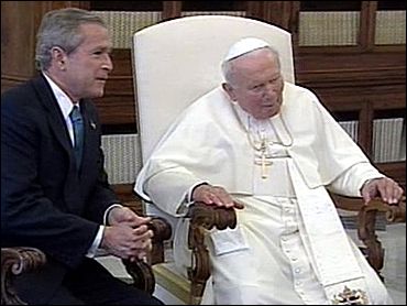 Bush Meets Pope At Vatican - CBS News