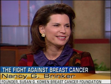 Komen's Nancy Brinker: "I made some mistakes" - CBS News