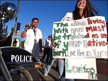 Huge Protests For Immigrants' Rights - CBS News