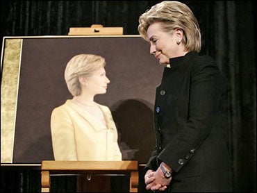 Smithsonian Clinton Portraits Debut - CBS News