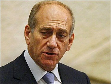 Olmert Outlines West Bank Plans - CBS News