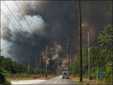 Florida Brush Fires Destroy Homes - CBS News