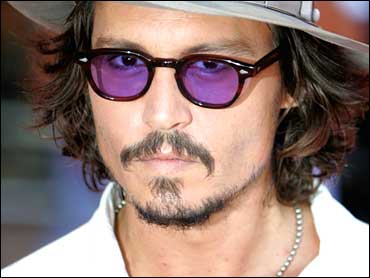 Johnny Depp Filming "Sweeney Todd" - CBS News