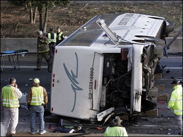 Driver Confusion Eyed In Deadly Bus Crash - CBS News
