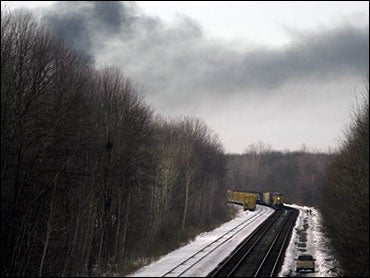 Train Derailment, Blast Spark Evacuations - CBS News