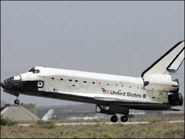 Shuttle Touches Down In California - CBS News