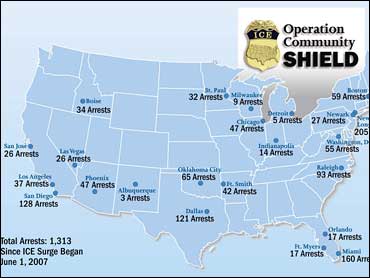 Police Sweeps Nab 1,300 Gang Members - CBS News