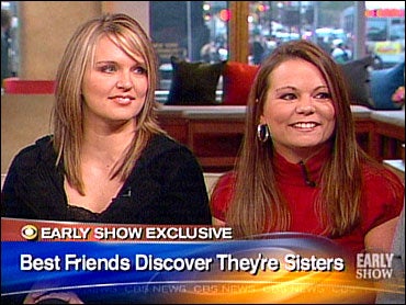 Best Friends Discover They're Also Sisters - CBS News