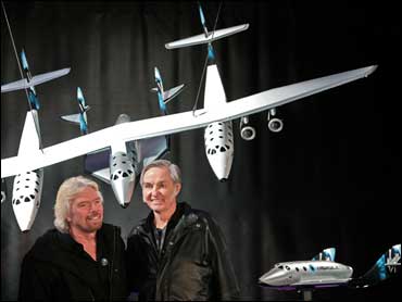 Branson Unveils Civilian Spaceship - CBS News