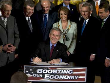 Bush Signs Bill, Checks In Mail By Spring - CBS News