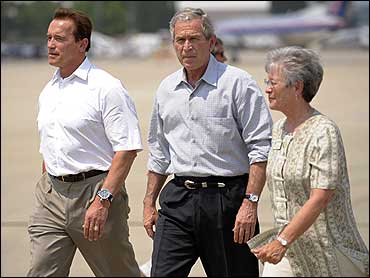 Bush Visits California Wildfire Sites - CBS News