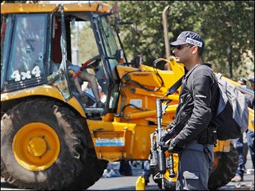 Tractor Rampage Driver Killed In Jerusalem - CBS News