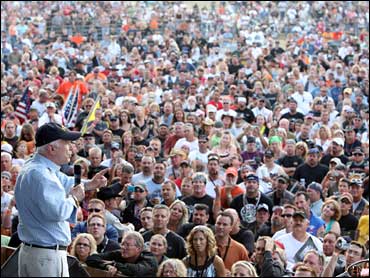 John McCain Campaigns At Biker Rally - CBS News