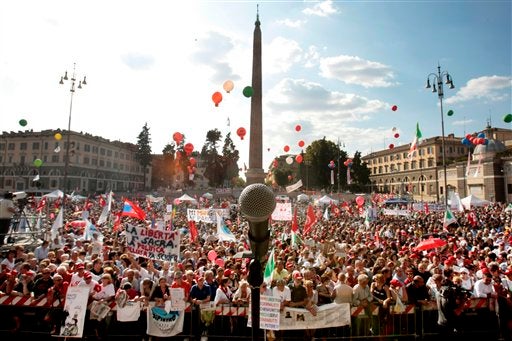 Rally Held In Rome To Defend Press Freedom - CBS News
