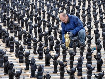 German Artist Creates Nazi Garden Gnomes - CBS News