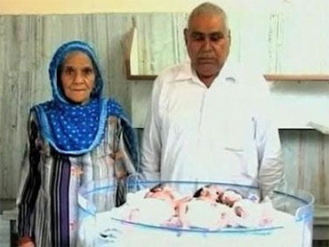 Woman, 66, Oldest to Birth Triplets - CBS News