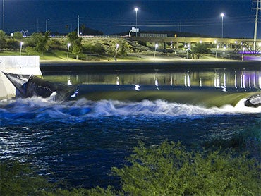 Tempe Town Lake Dam Bursts, Flooding River Bed - CBS News