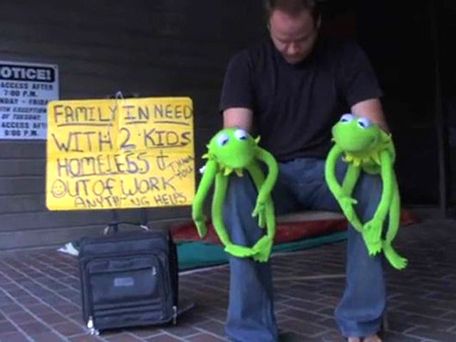 "Homeless Man Under Pressure" Hits YouTube - CBS News