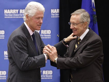 Bill Clinton: Voting for Sharron Angle Would Be "Unbelievably Negligent ...