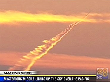 Mystery Missile Launch Seen off Calif. Coast - CBS News