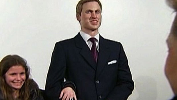 Prince William Wax Statue Unveiled - CBS News