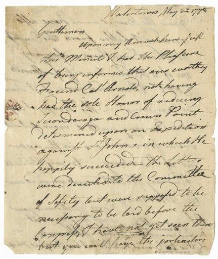 Mass. Archives Retrieves Revolutionary War Letter - CBS News