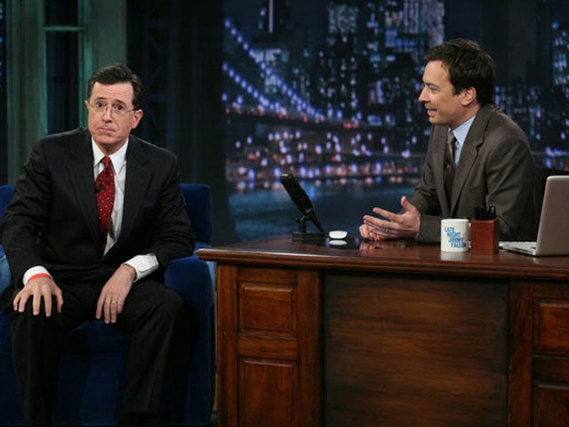 Stephen Colbert may sing "Friday" on "Late Night" - CBS News