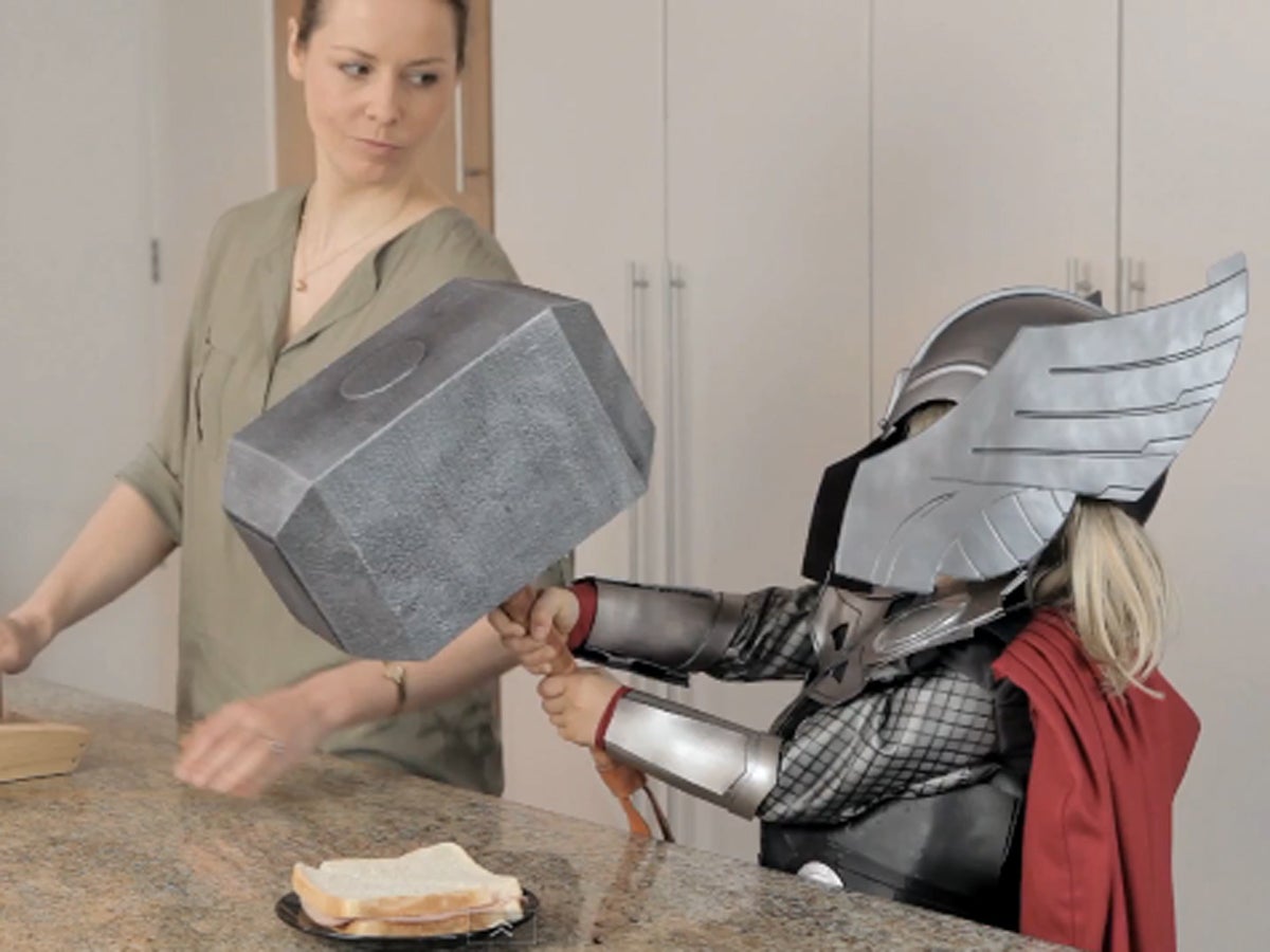 "Little Thor" is a cute tongue-in-cheek video for the film - CBS News
