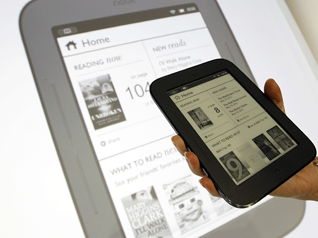 New Nook launched by Barnes & Noble as e-books grow in popularity - CBS ...