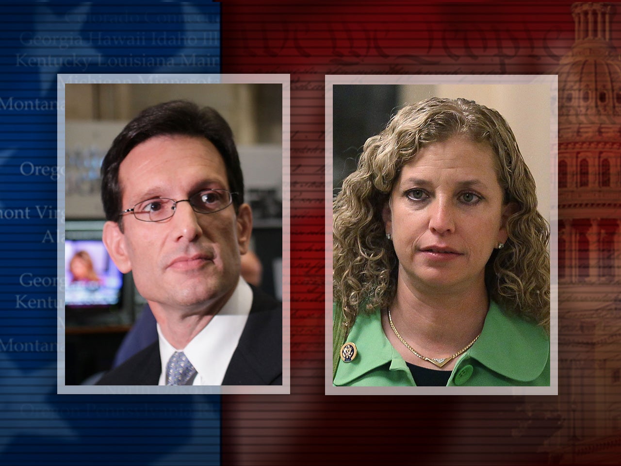 Cantor, Wasserman-Schultz on "Face the Nation" this week - CBS News