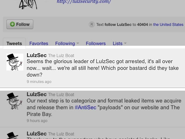 LulzSec responds to UK hacker arrest, says "we're all still here ...