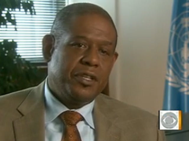 Forest Whitaker speaks for child soldiers - CBS News