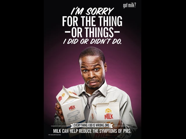 Got PMS? Get milk, says bold new ad campaign - CBS News