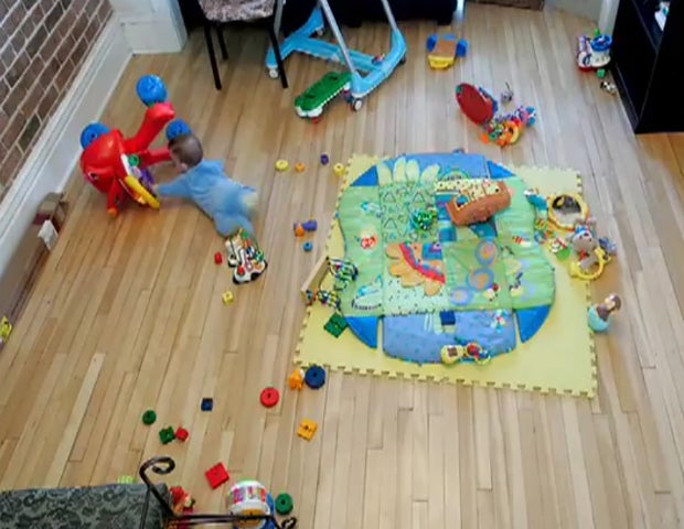 4 hours worth of adorable baby play time in under 3 minutes! - CBS News
