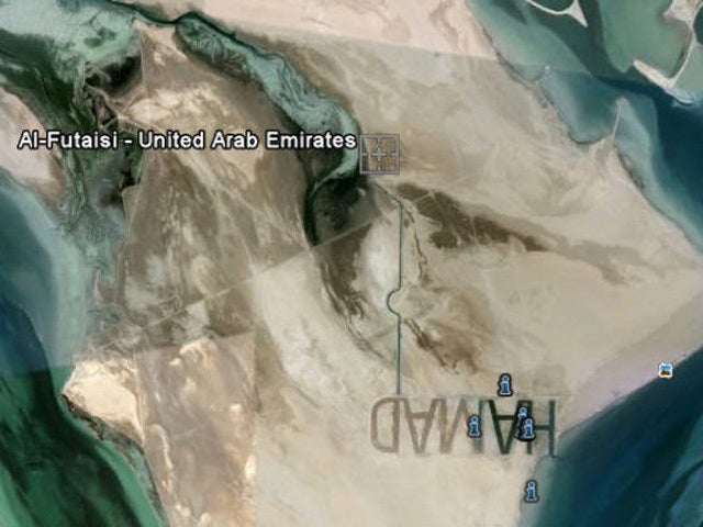 Sheikh's sand graffiti visible from space - CBS News