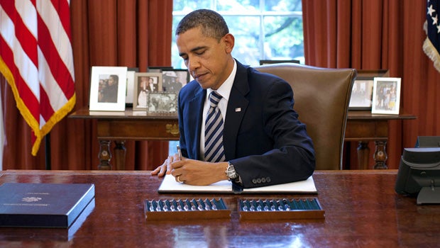 Obama signs debt limit bill after nasty fight - CBS News