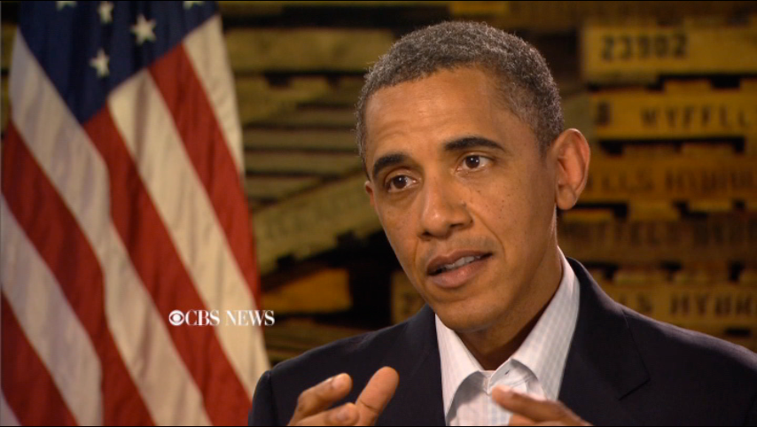 Obama: U.S. isn't in danger of second recession - CBS News