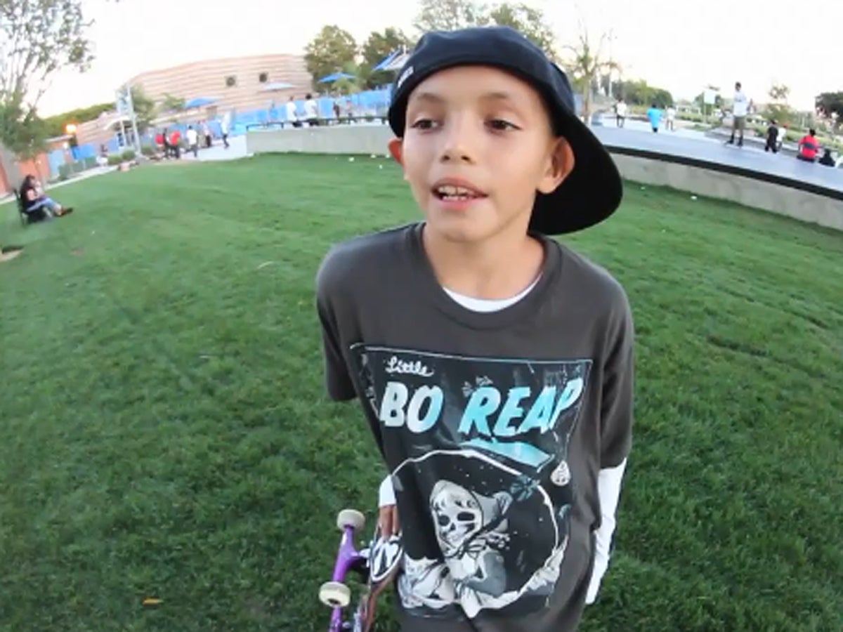 10-year-old skateboarder Rene Serrano is truly unbelievable - CBS News