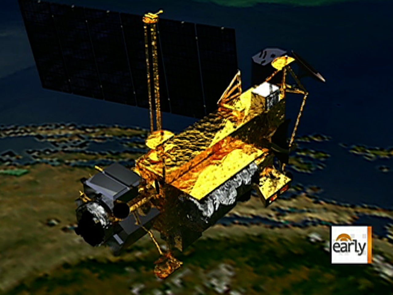 Where will six tons of space junk land on Earth? - CBS News