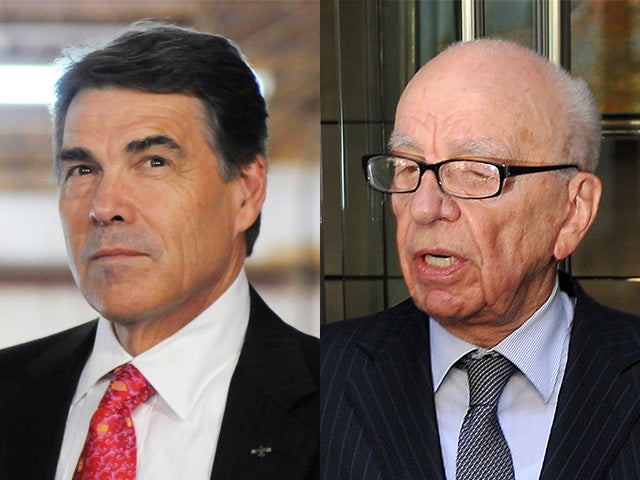 Rick Perry and Rupert Murdoch have dinner together - CBS News