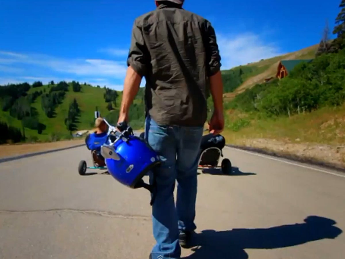 Extreme tricycling racing is shockingly hardcore - CBS News