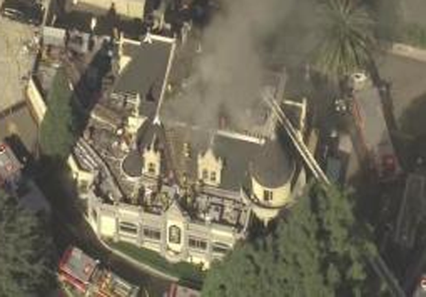 Hollywood's Magic Castle damaged by fire - CBS News