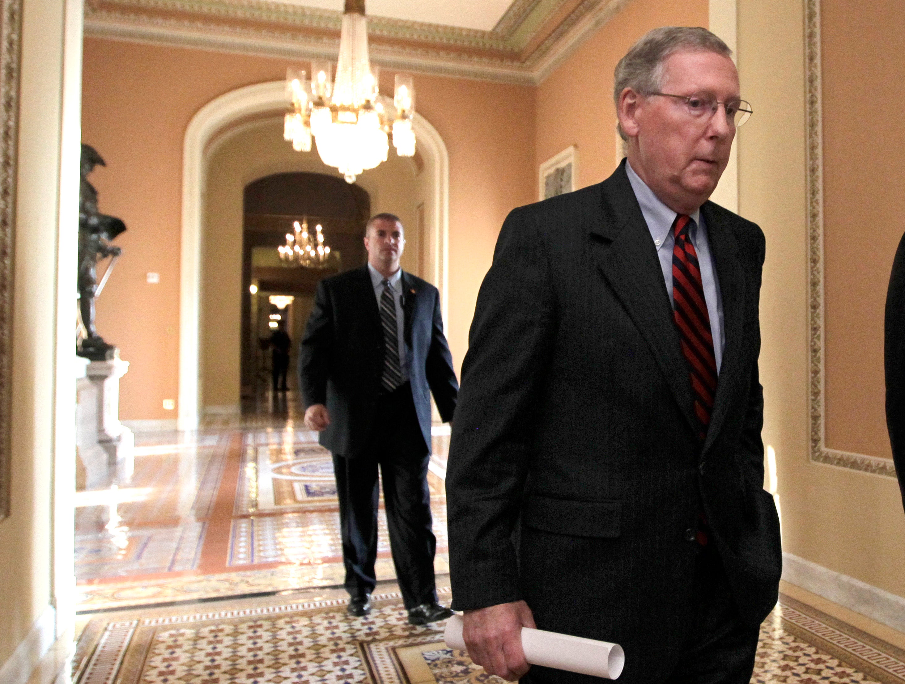 Mitch McConnell: "We're all behind" Mitt Romney - CBS News