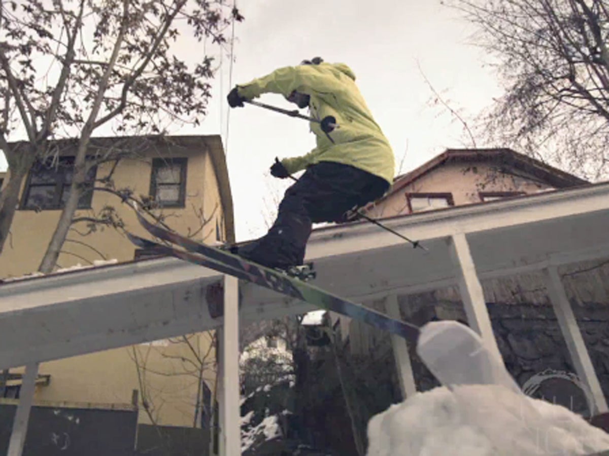 Urban skiing is mind-blowing and amazing to watch - CBS News