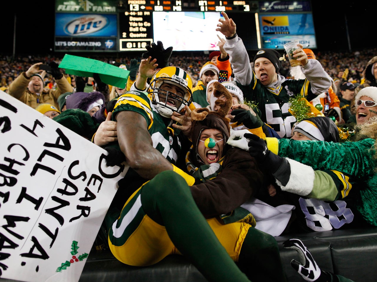 Packers beat Bears, clinch No. 1 seed in NFC - CBS News