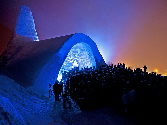 Snow church opens in Bavaria - CBS News